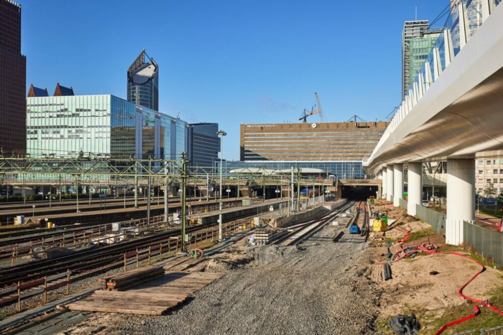 Ombouwen emplacement Den Haag CS - dpi